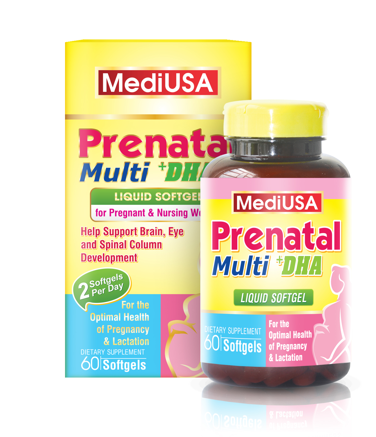 MediUSA PRENATAL MULTI + DHA